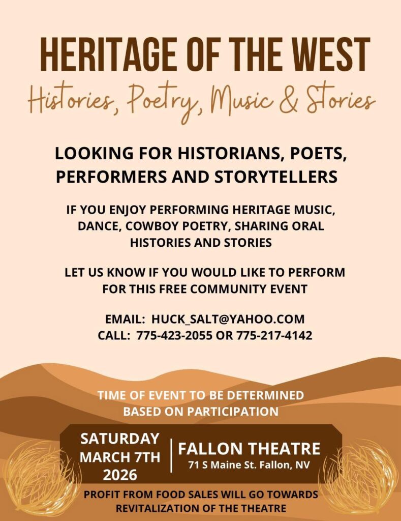 Save the dates!! - The Fallon Theatre